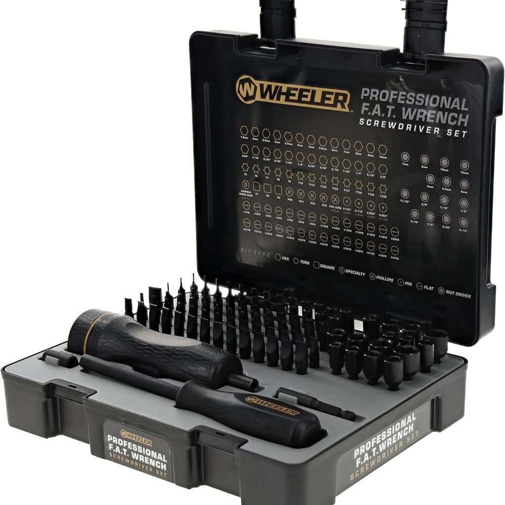 Wheeler 100 Piece Professional FAT Wrench Screwdriver Set - Brownells UK