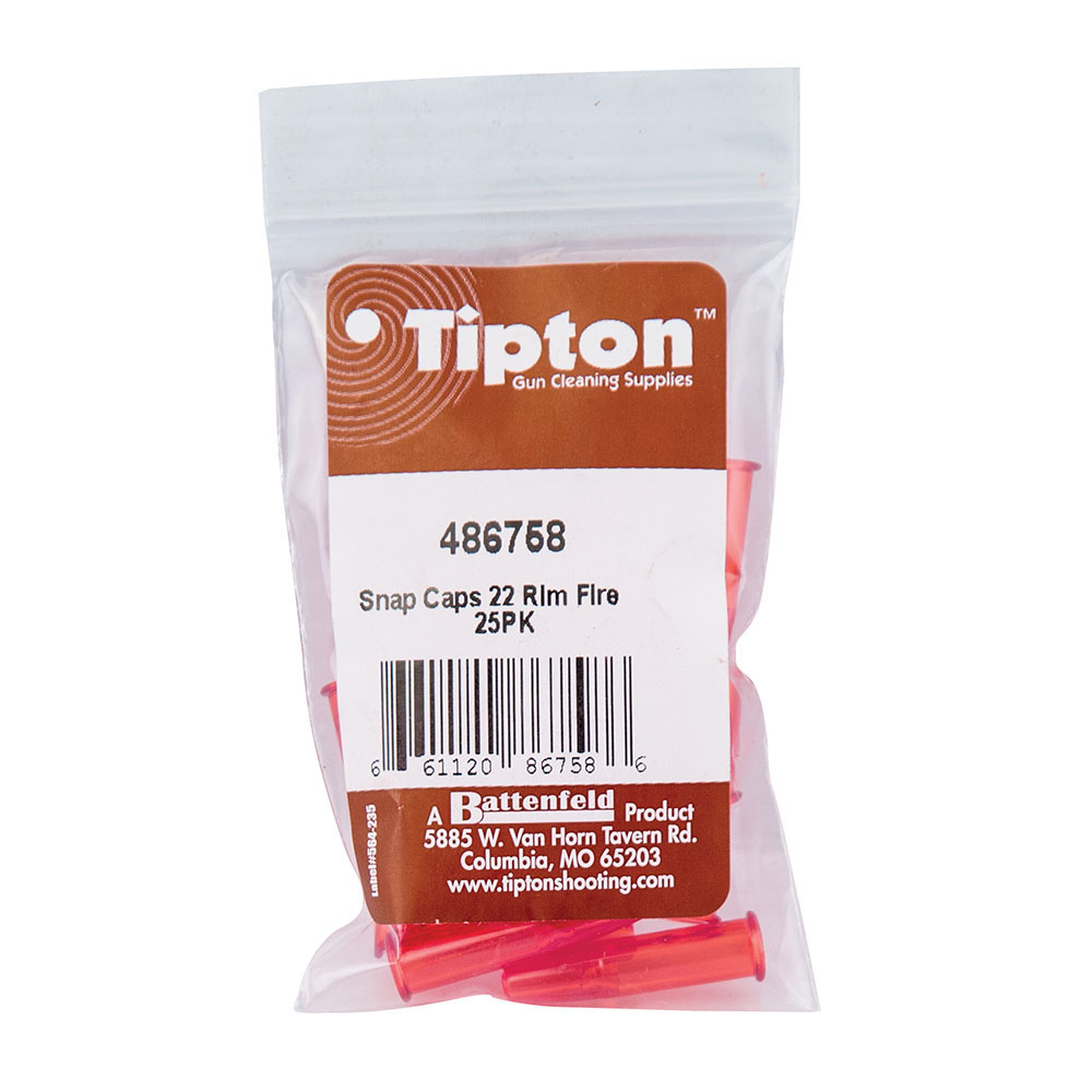TIPTON Snap Cap Rifle 22 Rimfire 10 Pack - Brownells UK