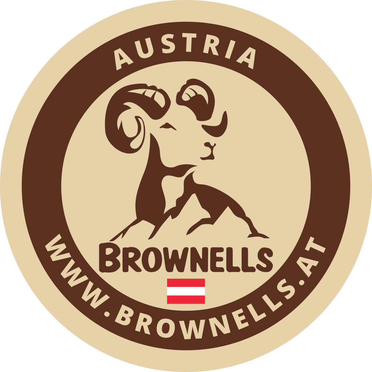 BROWNELLS EUROPE Country Sticker - Austria - Brownells UK