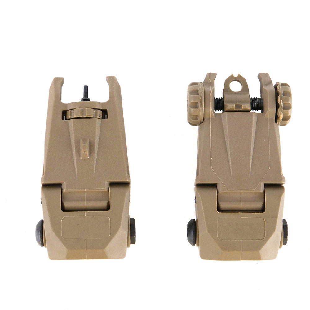GERMAN TACTICAL SYSTEMS Breacher AR-15 Flip-Up Sight Set FDE - Brownells UK