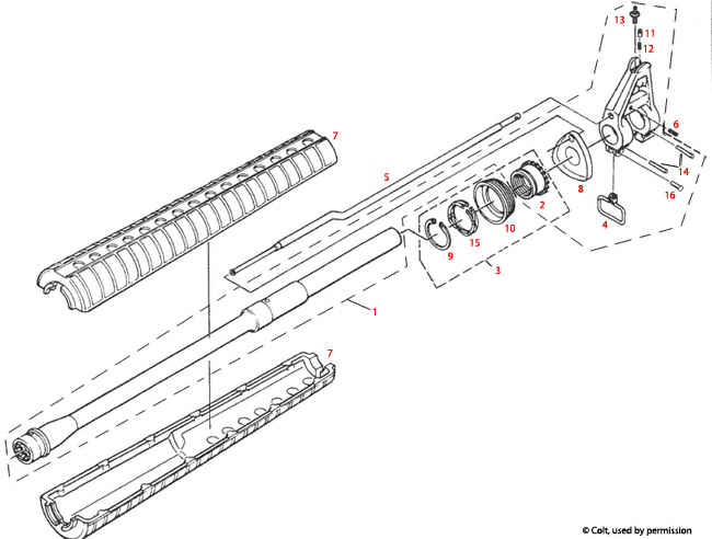M16a2 Parts Diagram