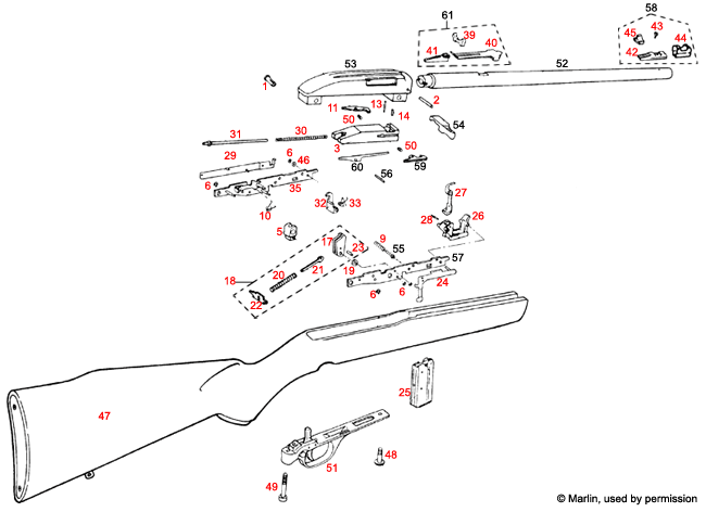 Marlin® 995SS Schematic - Brownells UK
