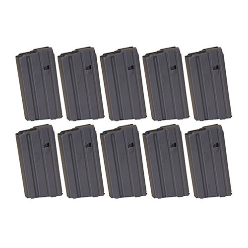 BROWNELLS AR-15 MAGAZINE SS 223/5.56 20RD ALUMINUM GRAY 10 PACK - Brownells UK