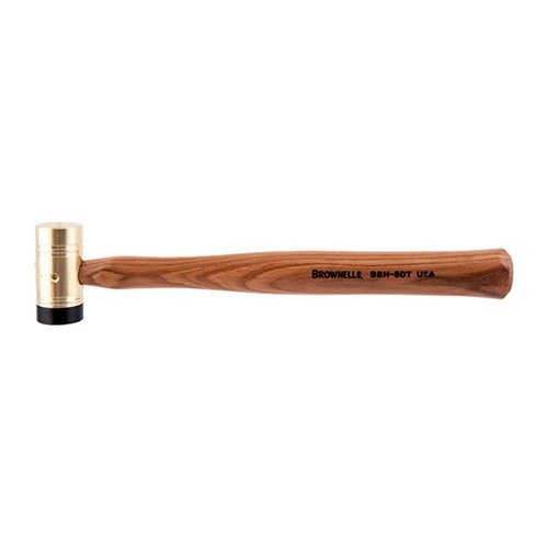 BROWNELLS PREMIUM DELRIN-TIPPED BRASS HAMMER 8OZ - Brownells UK