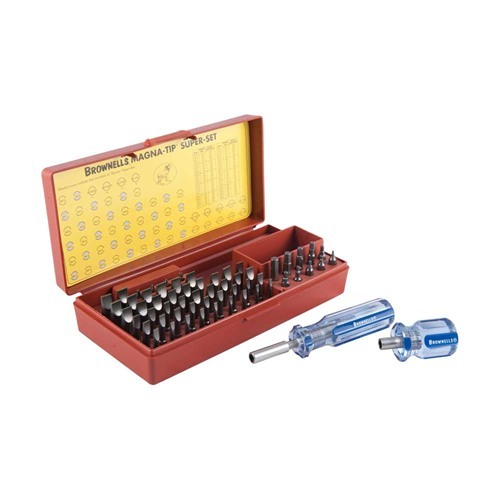 SCREWDRIVER BROWNELLS MAGNA-TIP MASTER SUPER 58 BIT SET WITH CLIP-TIP ...