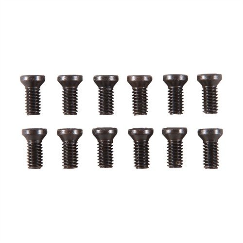 HEAD SCOPE RING & BASE SCREW KIT BROWNELLS 6-40X1/4" WEAVER OVAL SOCKET ...