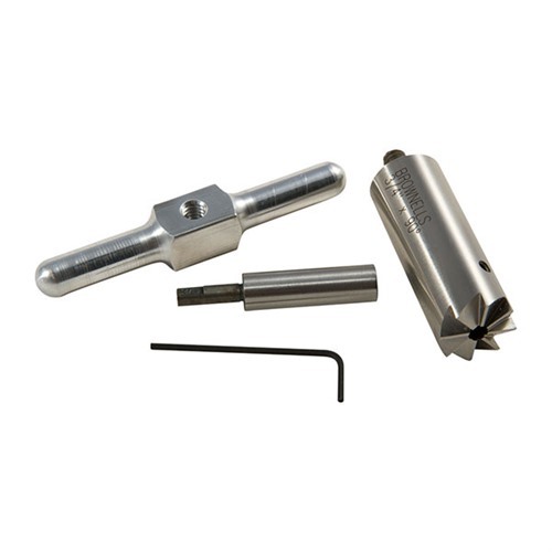 FACING BROWNELLS 90° CUTTER & STEEL PILOT FITS .375 MUZZLE - Brownells UK