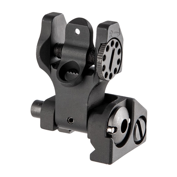 TROY INDUSTRIES, INC. AR-15 Flip-Up Adjustable Rear Sight Black ...