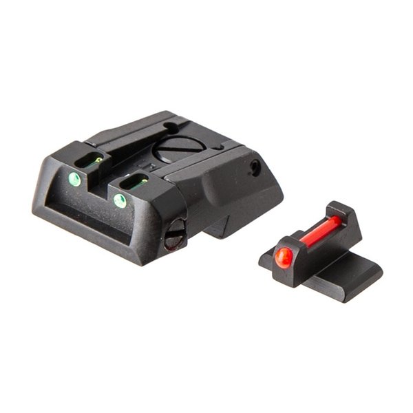 LPA SETS L.P.A. SIGHTS FIBER OPTIC ADJUSTABLE SIGHT SET, NOVAK STYLE ...