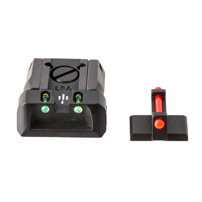 LPA NOVAK ADJUSTABLE SIGHT SETS Fiber Optic Adjustable Sight Set, Novak ...