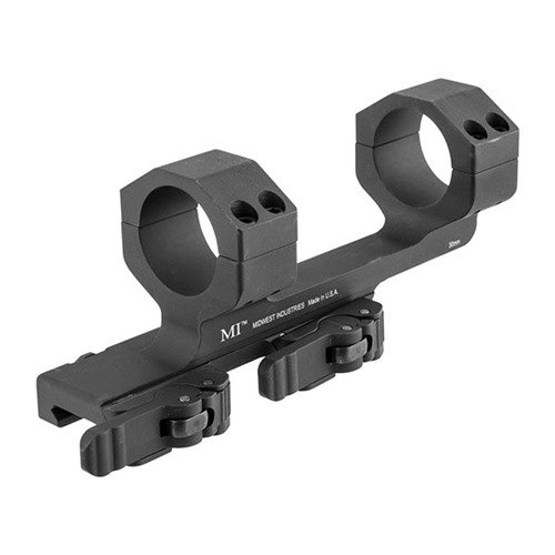 QUICK DETACH SCOPE MOUNTS MIDWEST INDUSTRIES 30MM 1.5" 0 MOA QD ...