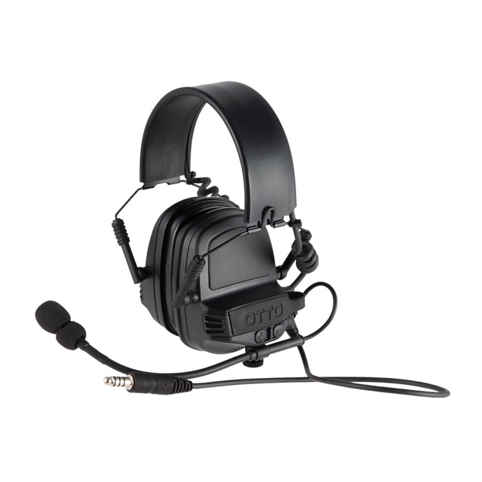Otto Engineering NOIZEBARRIER TAC EAR MUFFS BLACK - Brownells UK