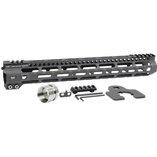 AR-15 HANDGUARDS MIDWEST INDUSTRIES 14 ULTRALIGHT HANDGUARD W/ TITANIUM ...