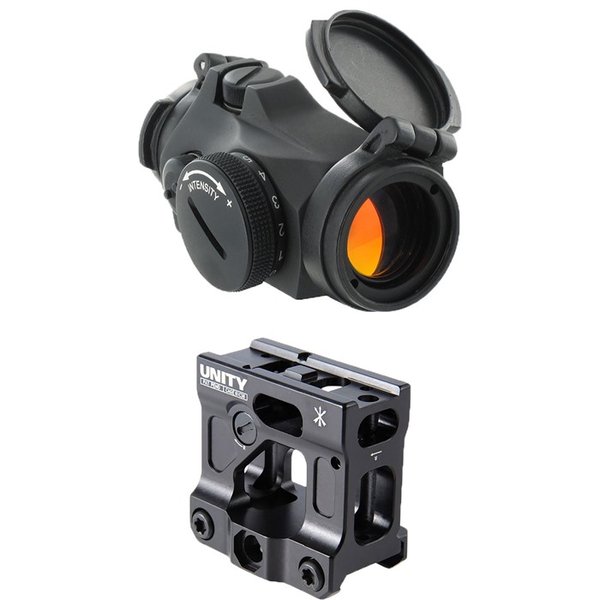 T2 Unity Tactical AIMPOINT T-2 2 MOA WITH FAST MOUNT BLACK - Brownells UK