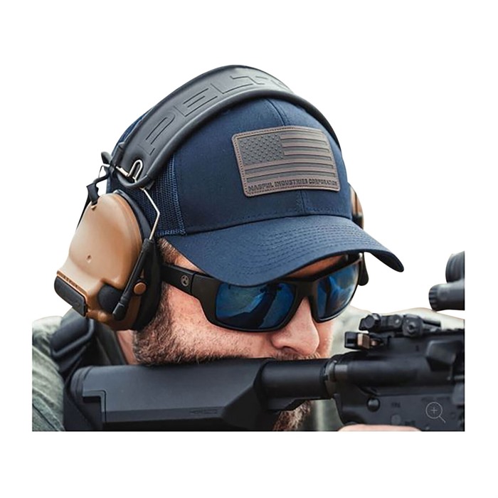 MAGPUL STANDARD LEATHER PATCH TRUCKER NAVY - Brownells UK