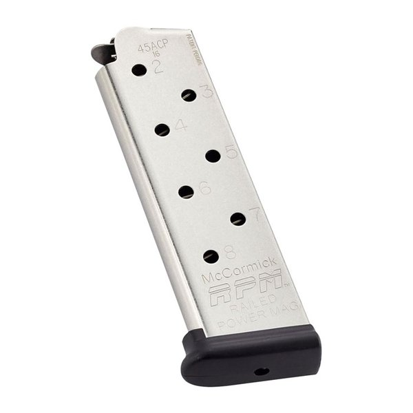 1911 RPM 45ACP 8RD CHIP MCCORMICK CUSTOM RAILED POWER MAGAZINE .45ACP 8 ...