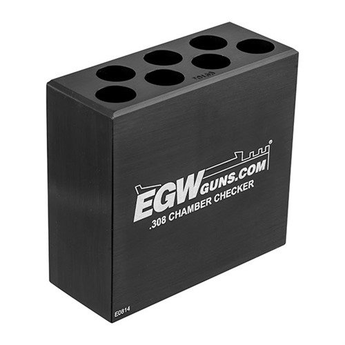 CHAMBER CHECKERS EGW .308 WIN 7-HOLE CARTRIDGE CHECKER - Brownells UK