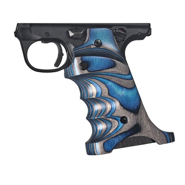 LAMINATE VOLQUARTSEN LAMINATED GRIPS FOR RUGER MARK IV 22/45 BLUE ...