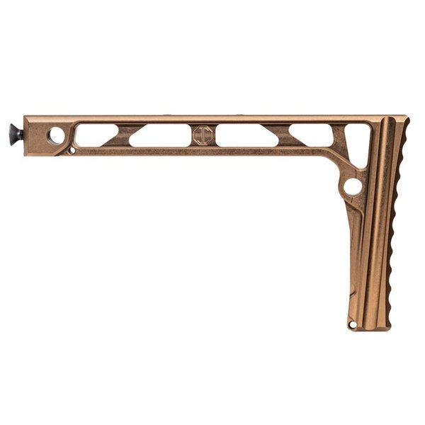 8-INCH JMAC CUSTOMS SS-8 SKELETON STOCK TAN - Brownells UK