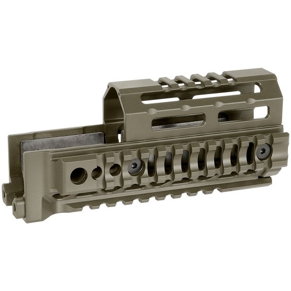 HANDGUARDS MIDWEST INDUSTRIES AK ALPHA SERIES QUAD RAIL HANDGUARD 6.0" - ODG - Brownells UK
