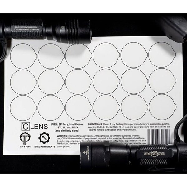 LENS PROTECTION FOR FLASHLIGHTS AND WEAPON LIGHTS THYRM LLC CLENS 18L ...