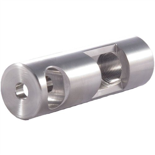 OPS INC R3E2C MUZZLE BRAKE .866 22 CALIBER 1/2-28 SS BLUE - Brownells UK