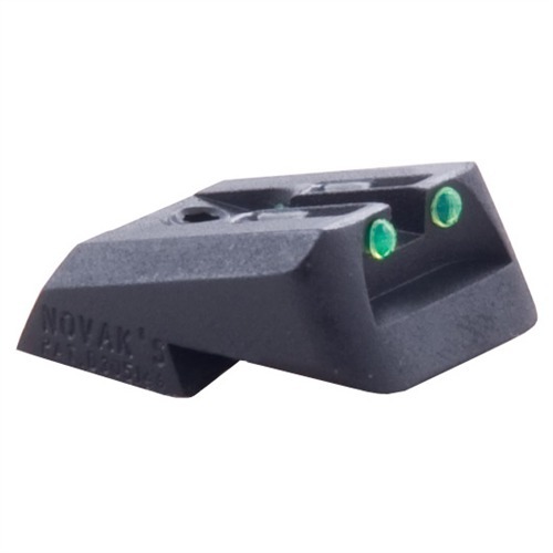 SIGHTS NOVAK FIBER OPTIC LO-MOUNT REAR SIGHT, GREEN, FITS COLT 1911 ...